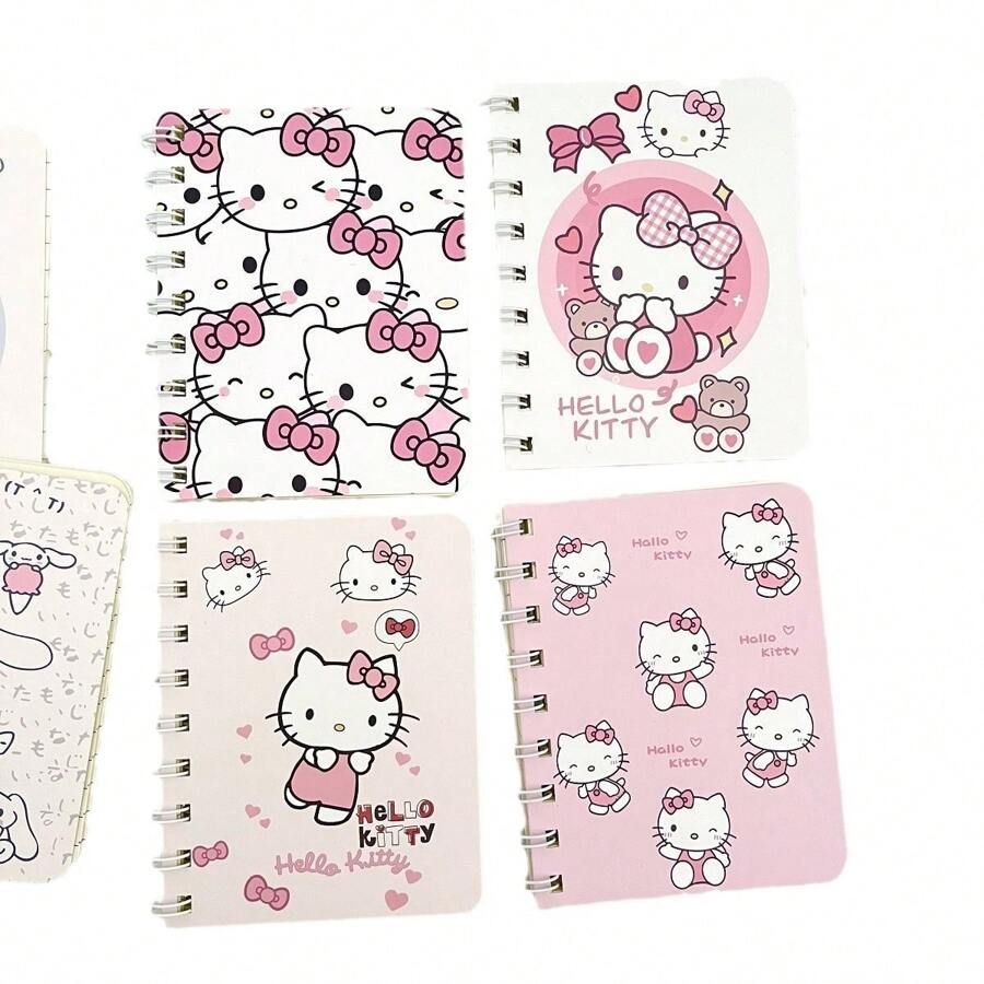 Sanrio 1pc KT Girl Heart A7 Coil Cartoon Thick Notebook High Beauty ...