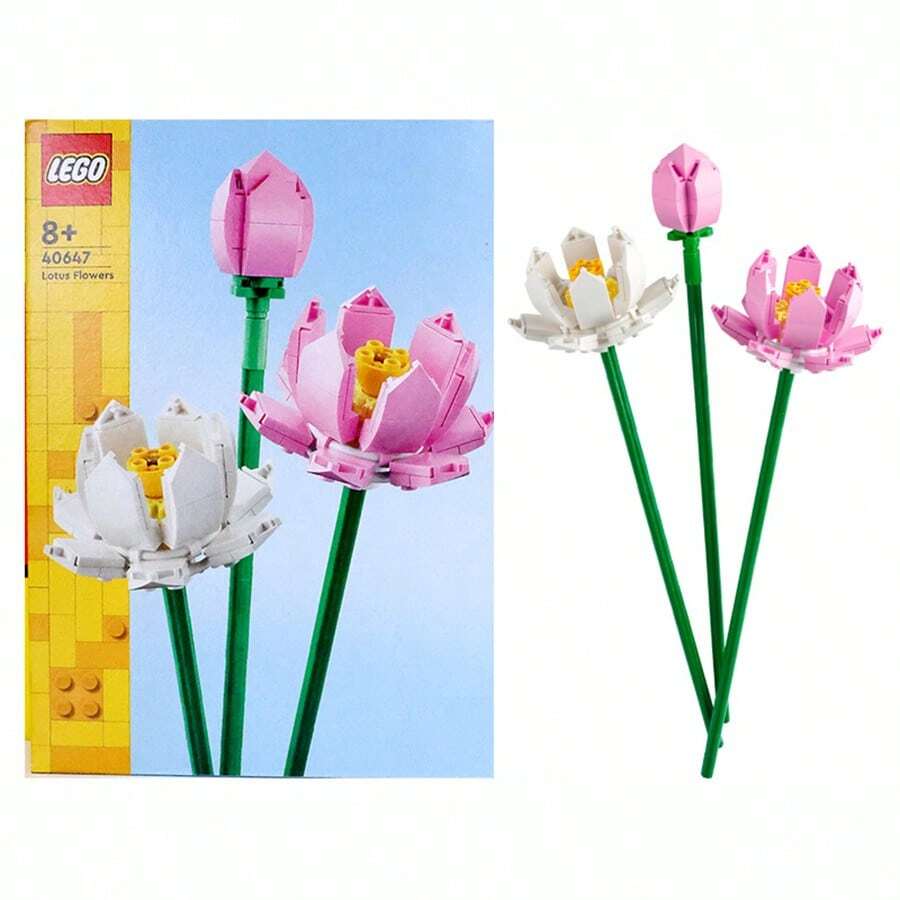 LEGO 40647 Lotus Flower Building Blocks Educational Toy For Boys And ...