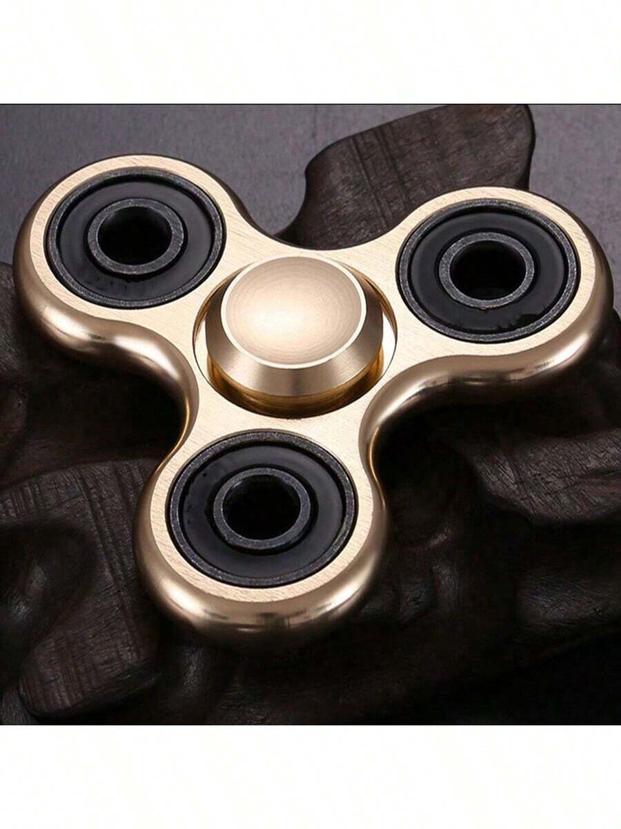 2025 New Design All-Metal Tri-Spinner Fidget Toy - Spiral Triangle ...