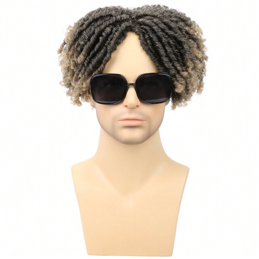 Belle Show Perruque à dreadlocks synthétiques noires de 6 pouces de ...