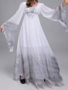 Women Horror Zombie Costume Halloween Ghost Vampire Bride Plays Ghost ...