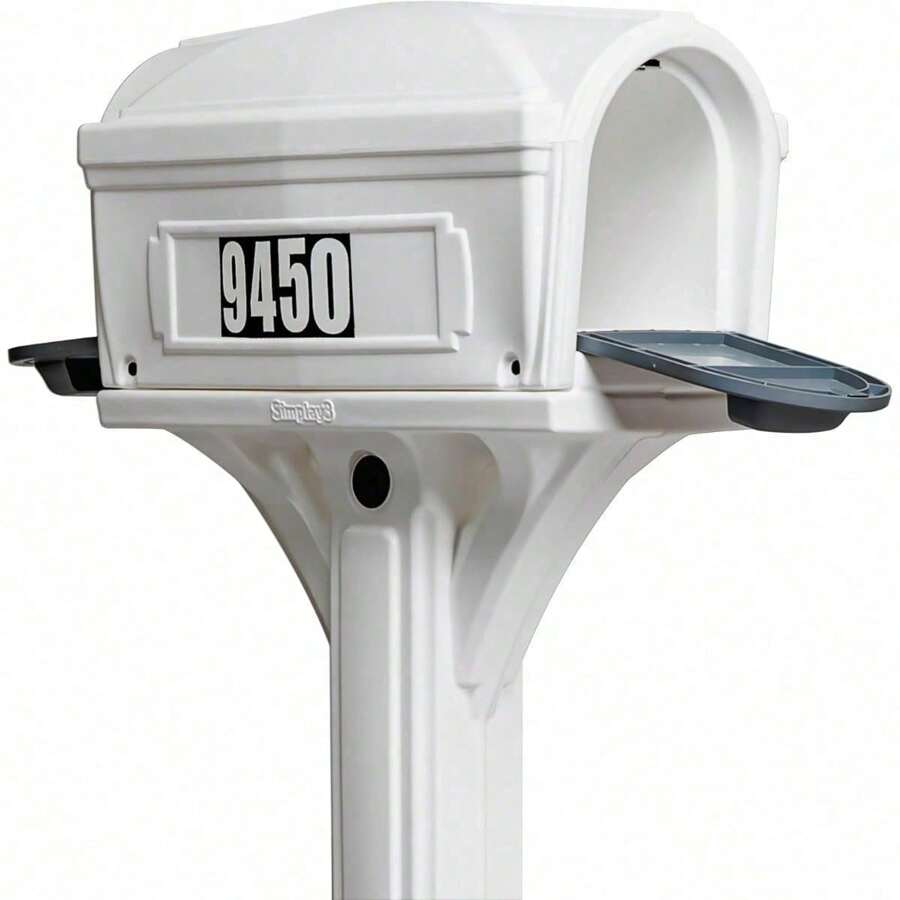 Home By Simplay3 Premium Dig-Free Easy Up Classic Mailbox And Post ...