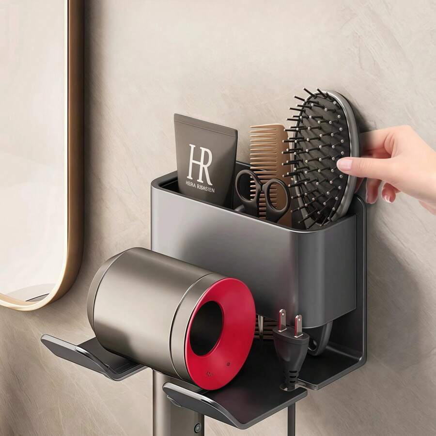 1 PC Only Equipped With Non-Drilling Installation Bathroom Storage Rack ...