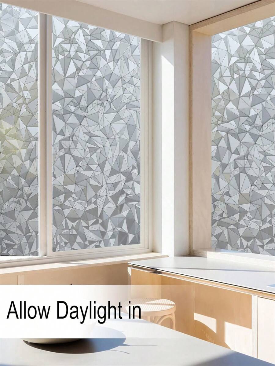 3D Adhesive Free Electrostatic Window Film Privacy Cutting Glass Window ...