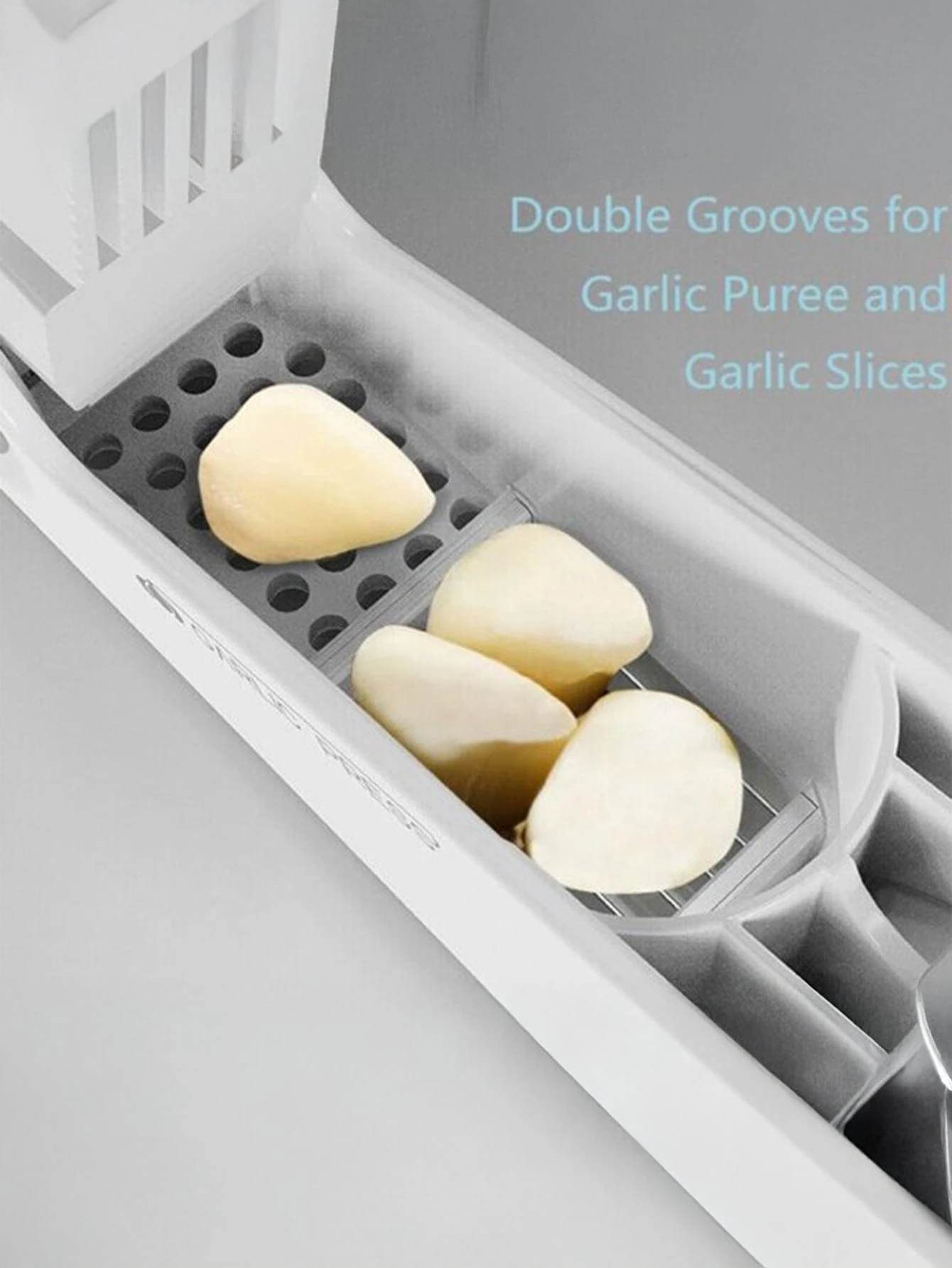 3 In 1 Garlic Crushing Tools - Heavy Duty Multi-Purpose Garlic Crusher ...