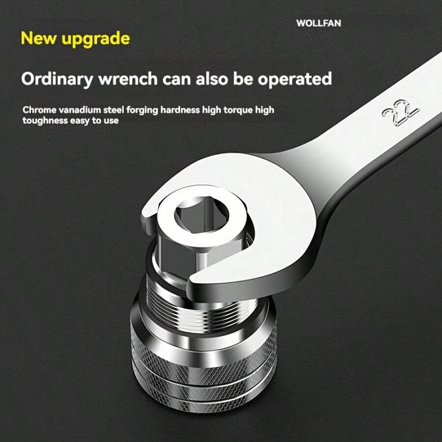 Adjustable Socket Wrench Tool - Multipurpose Hex Screwdriver, Durable ...