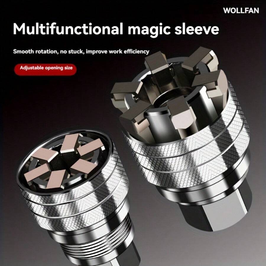 Adjustable Socket Wrench Tool - Multipurpose Hex Screwdriver, Durable ...