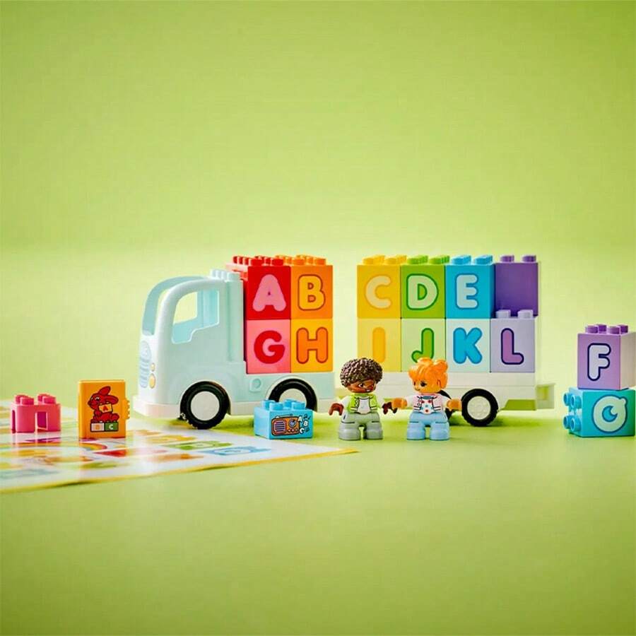 LEGO Lego Duplo Series 10421 ABC Fun Truck Building Blocks For Boys And ...