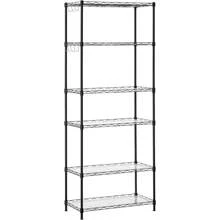 6-Tier Storage Shelves, Wire Shelving Unit, Kitchen Metal Shelves ...