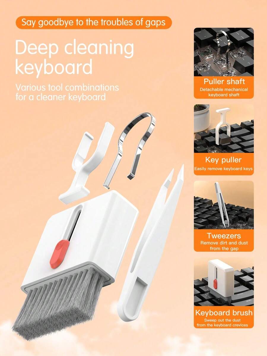 32-In-1 Multifunction Cleaning Kit With Storage Box, Including Computer ...