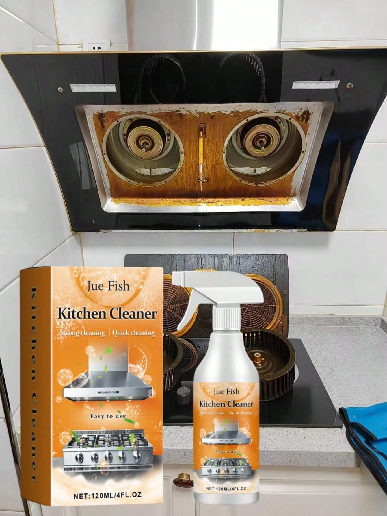 Multi-Purpose Foam Cleaner To Clean Kitchen Countertops, Oil Stains ...