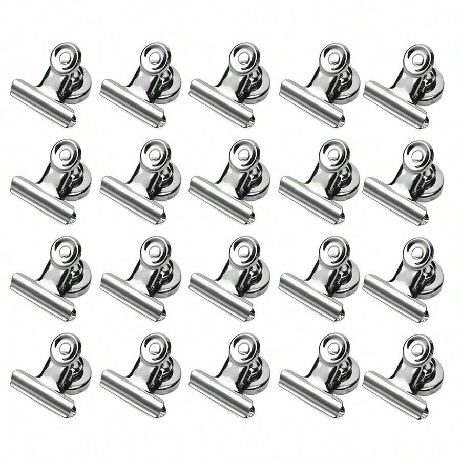 20 Pack Magnetic Clips 2 Inch, Heavy Duty Magnet Metal Clips For ...