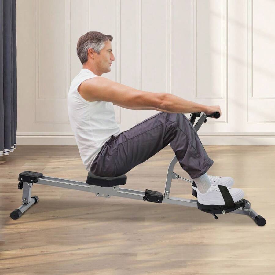 Home Rowing Foldable Rowing Exercise Machine Hydraulic Rowing Machine ...