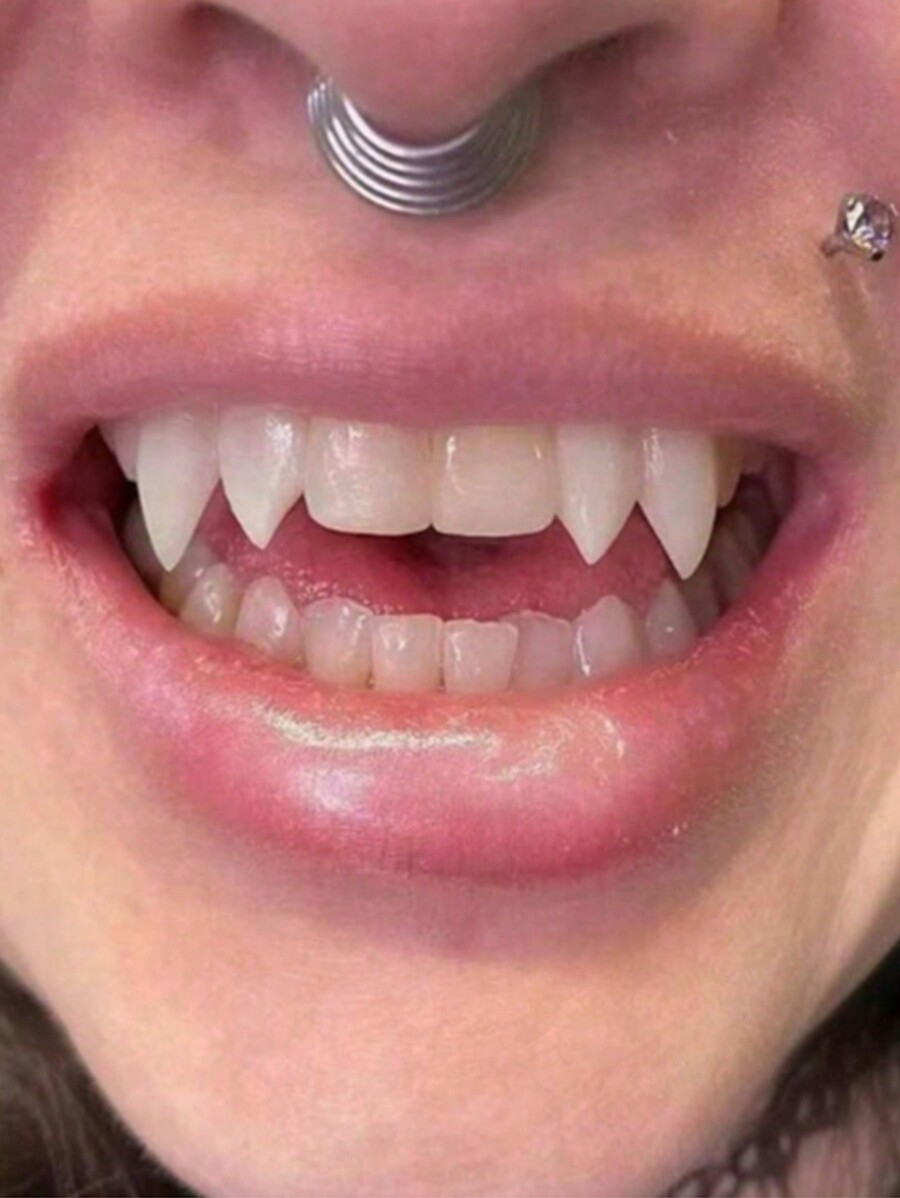 4pcs Comfort Flex White Smile Temporary Veneers For Upper And Lower ...