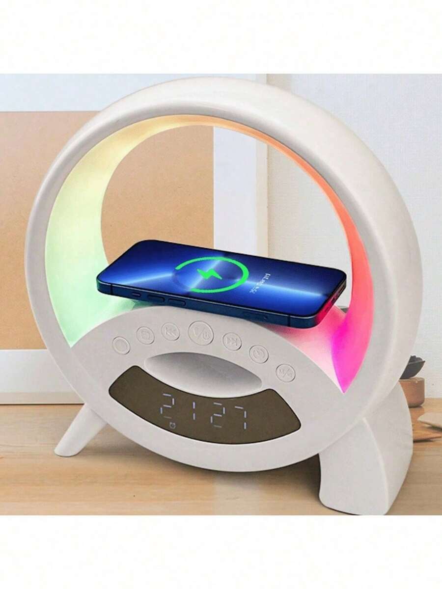 Smart Bluetooth Lamp Warm Style RGB Light Charger Free Bluetooth Table ...