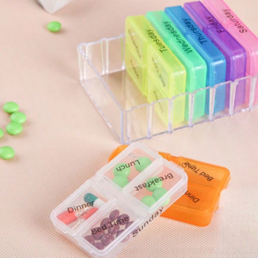 Drawer Type 28 Case Medicine Box One Week Early, Middle And Late ...