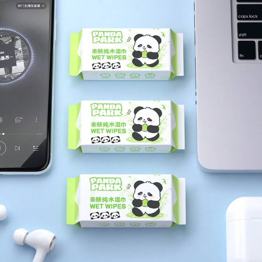 Mini Wet Wipes EDI Pure Water Independent Small Bag Wet Wipes Portable ...