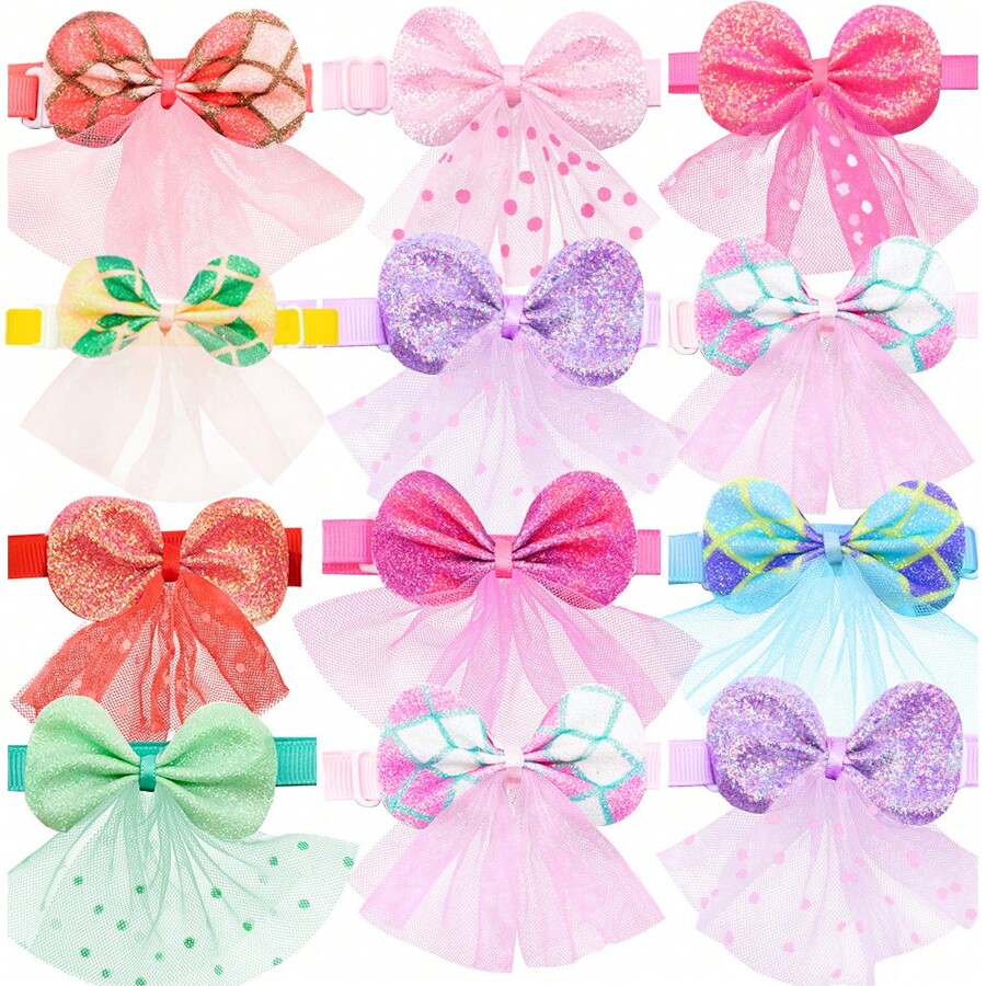 10pcs /Dog Bows Pet Supplies Small Dog Bow Ties For Dogs Accessories ...