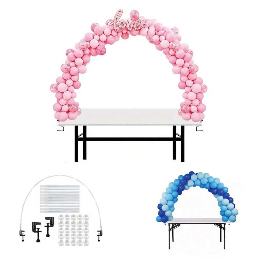 Table Balloon Arch And Balloon Column Stand Kit For Table Adjustable ...