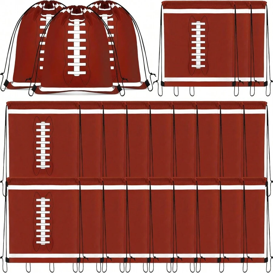 15 Football Favor Bags, Team Game Event Party Supplies, Premium ...