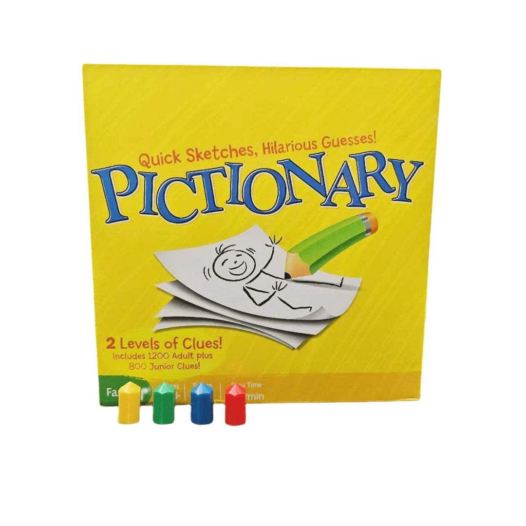 4 Sets Pictionary (Party Edition) Card Game, Specially Designed For ...
