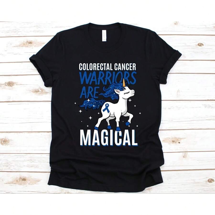 Colorectal Cancer Warriors Are Magical Shirt, Awareness Gift For ...