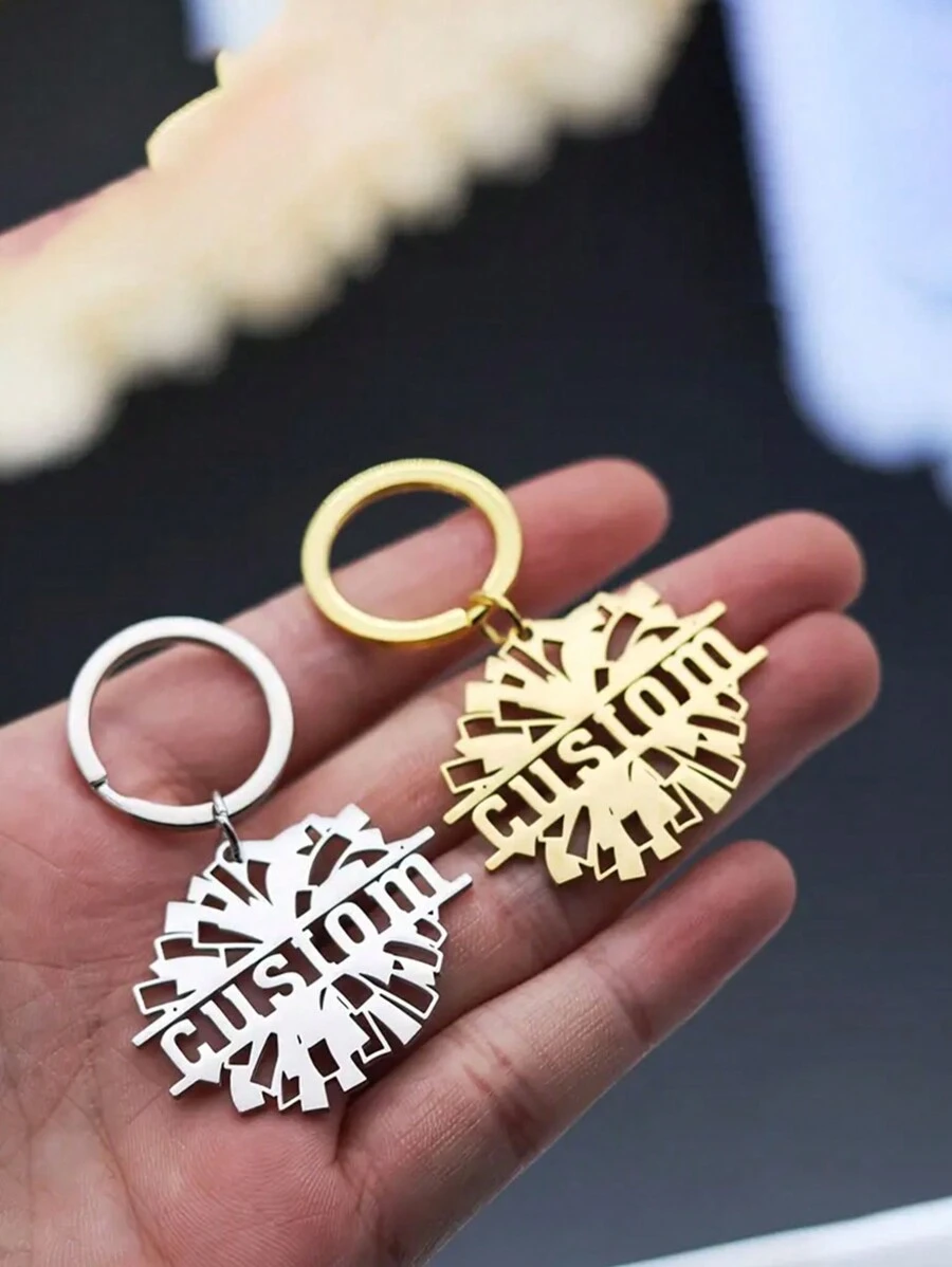 Personalized Engraved Name And Date Keychain, Customized Name Tag ...