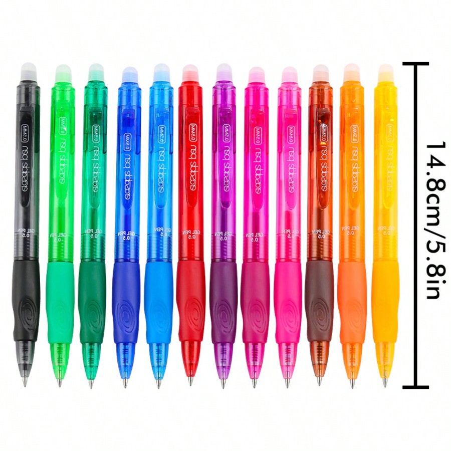 12pcs Push-Button Erasable Pens, Thermosensitive Erasable Ballpoint ...