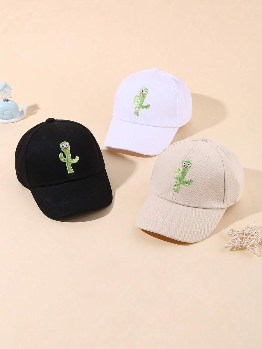 3 Sets Of Cute Plant Cactus Baseball Cap, Suitable For Girls And Boys ...