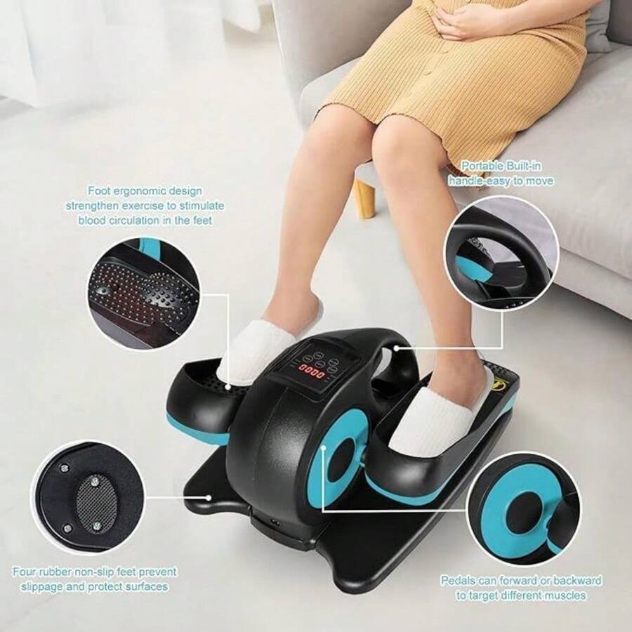 Ellipse Leg Exerciser For Seniors Under Desk Elliptical Machine Fully ...