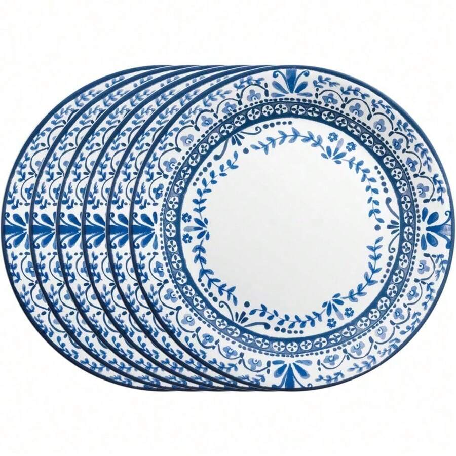 Corelle Vitrelle 8-Piece Dinner Plates Set, Triple Layer Glass And Chip ...