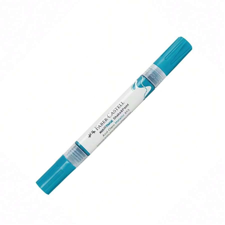Lepok Papelaria Multimark Permanent Marker Blue C. Metallic Faber ...