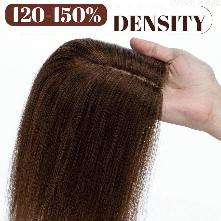 Postizos para mujeres de cabello humano real, piezas para el cabello ...