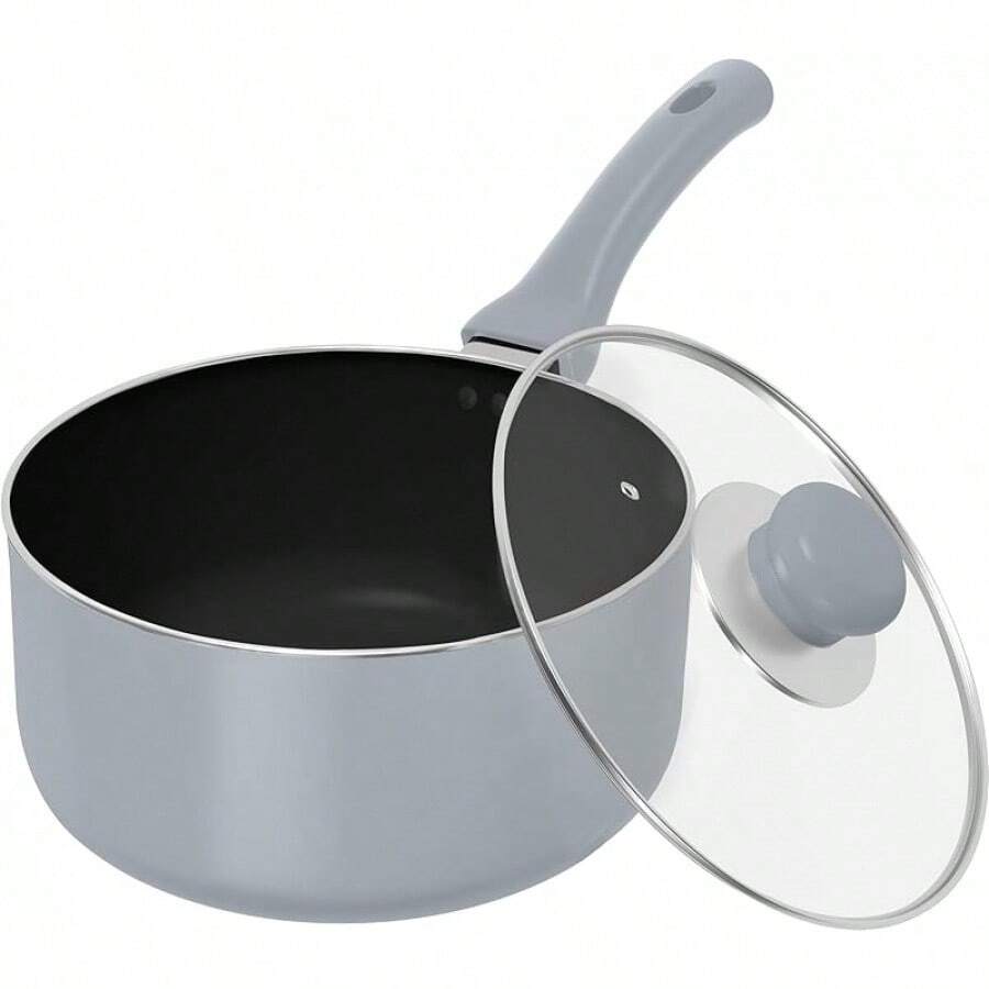 Utopia Kitchen 2 Quarts Nonstick Saucepan With Detachable Handle ...