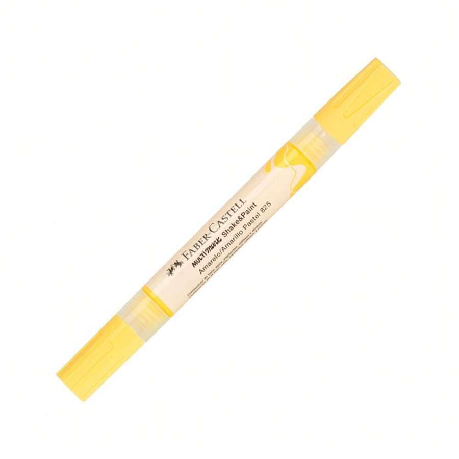 Faber-Castell Faber-Castell Multimark Pastel Yellow Permanent Marker ...