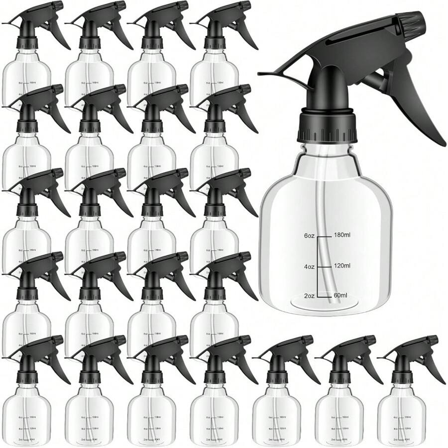 24 Pcs Empty Spray Bottles 8oz Spray Bottles For Cleaning Solutions ...