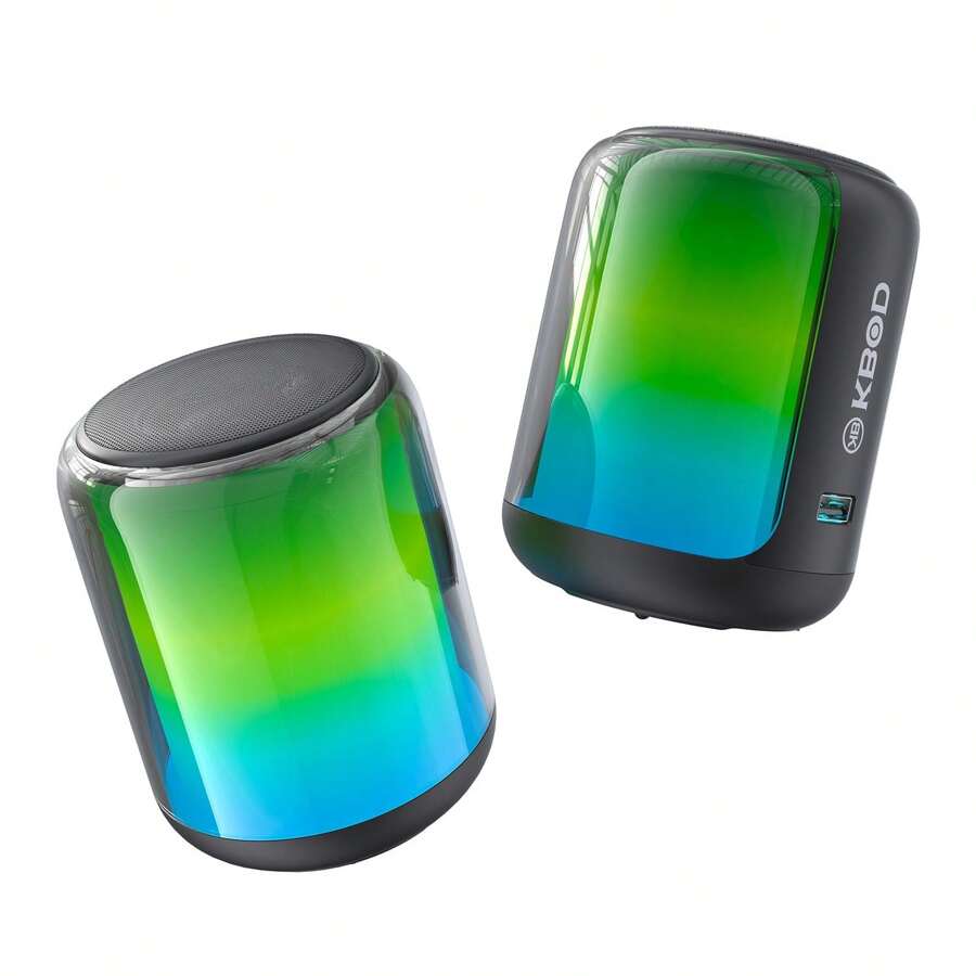 KBOD Portable Bluetooth Speaker RGB Sound 360 Kbod Bc55 | SHEIN USA