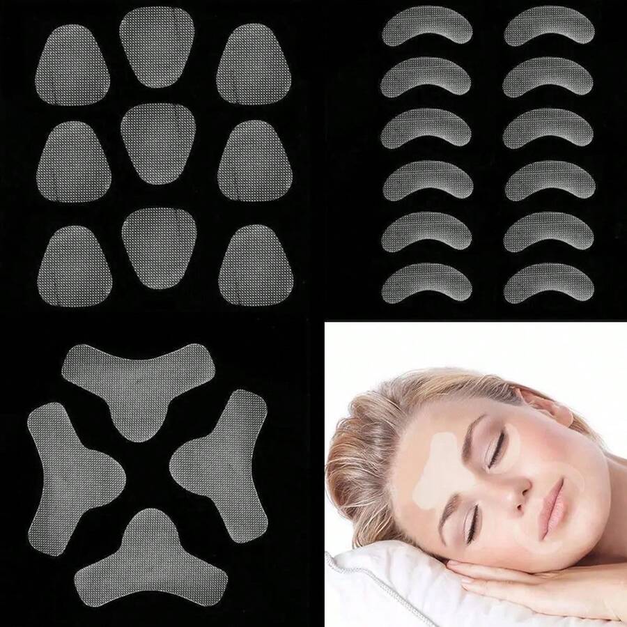 27pcs Thin Face Stickers Facial Line Wrinkle Sagging Skin Lift Up Tape ...