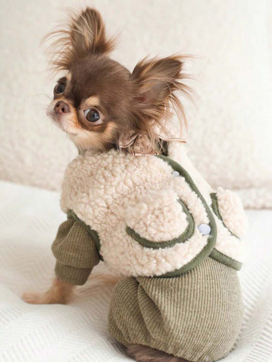 Cute & Warm Fleece Pet Vest, Suitable For Small Dogs & Cats Like ...