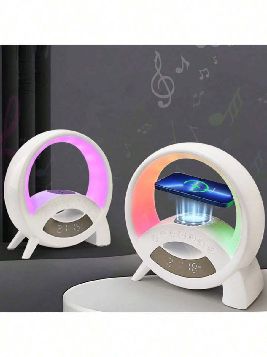 Smart Bluetooth Lamp Warm Style RGB Light Charger Free Bluetooth Table ...