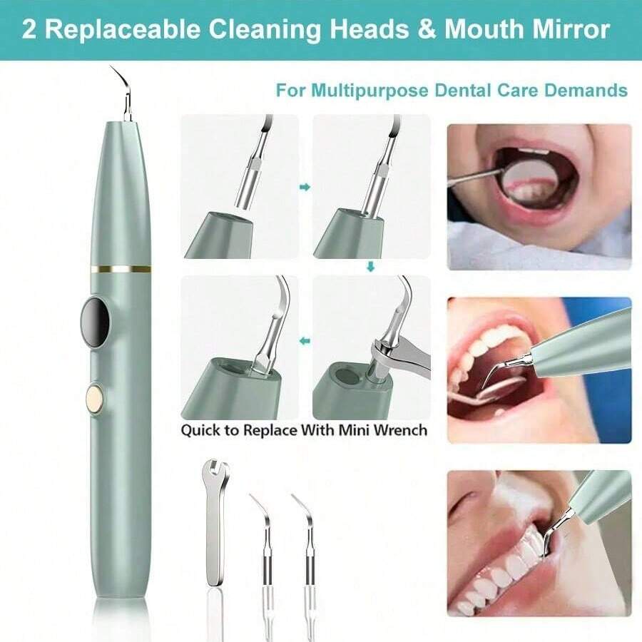 Electric Plaque Tartar Remover For Teeth - Safe Ultrasonic Tooth ...