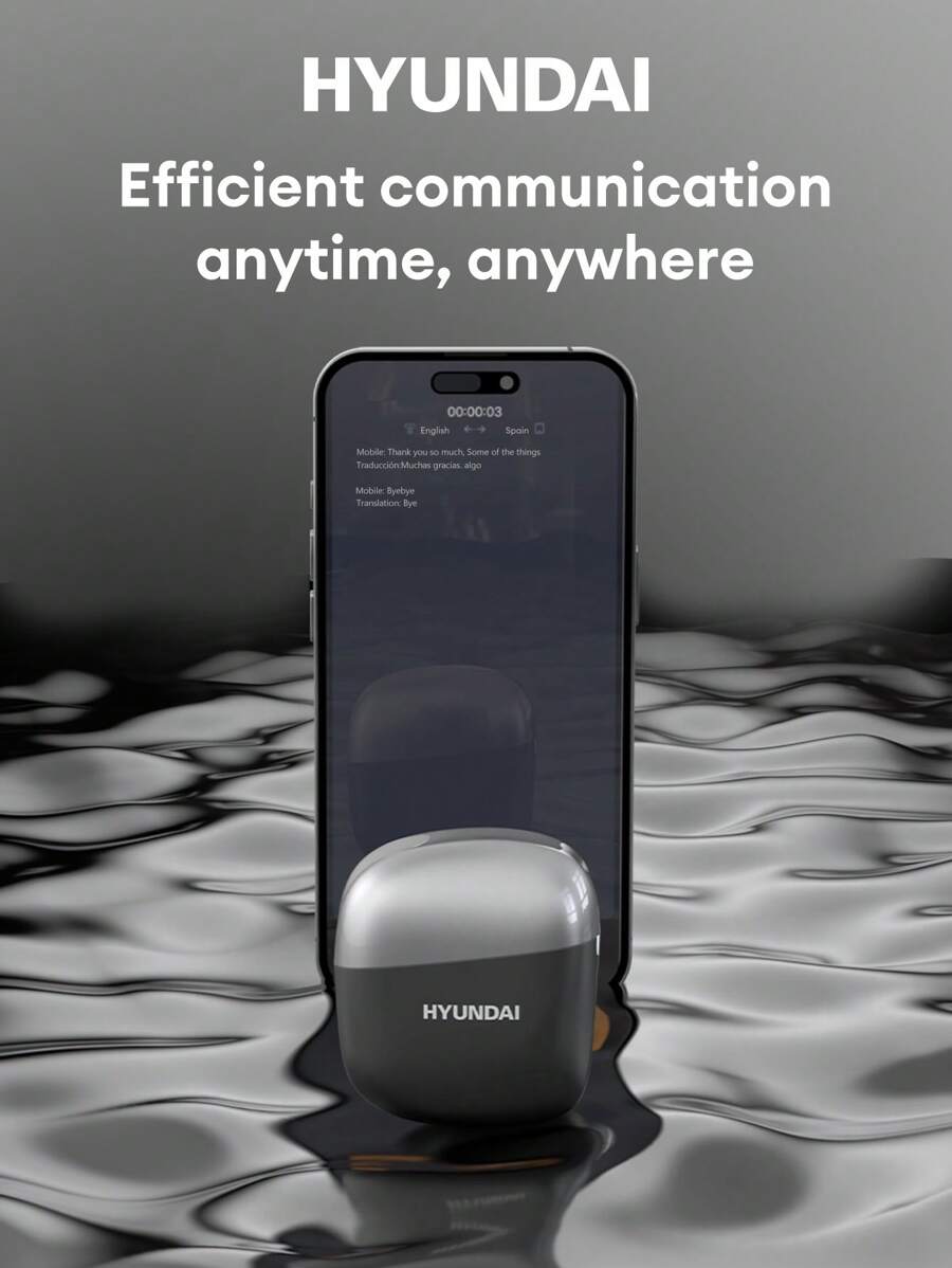 HYUNDAI HYUNDAI Space-Y3Pro AI Version Bluetooth Earphone, Hanging Ear ...