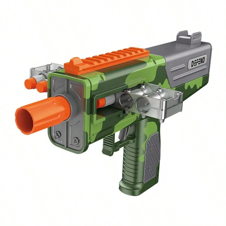 Uzi Manual Pull Bolt Loaded Soft Bullet Shooter Mobile Launcher Male ...