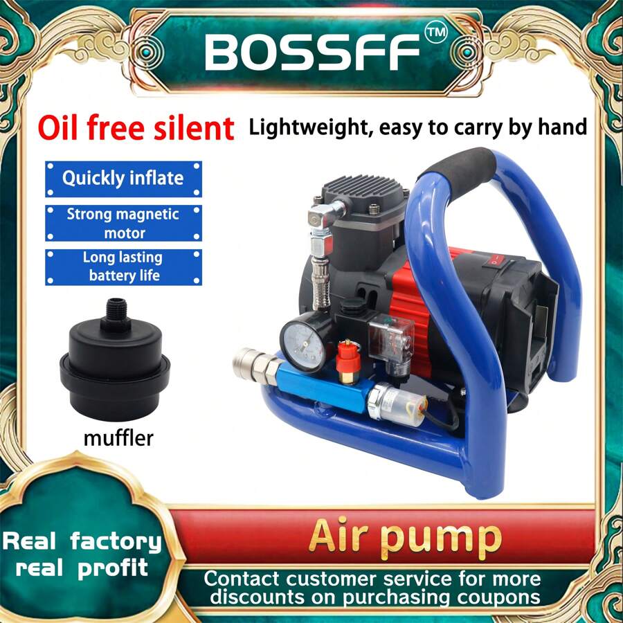 Cordless Brushless Air Compressor, High Pressure Portable Air Pump ...