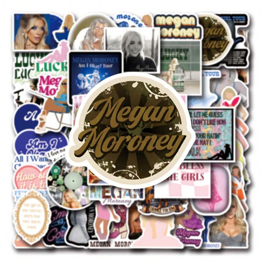 50 Megan Moroney Stickers, Which Can Be Used For DIY In Planners ...