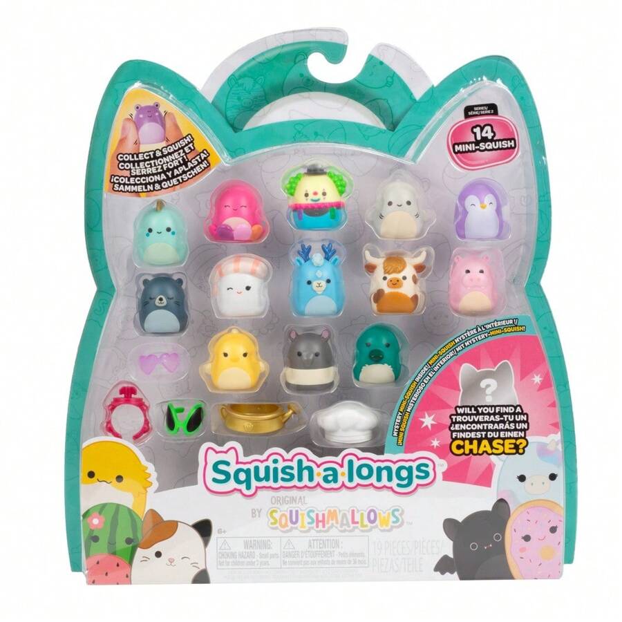 Squishmallows Squish-A-Longs - 14 Mini Squish - Collect And Squish Them ...