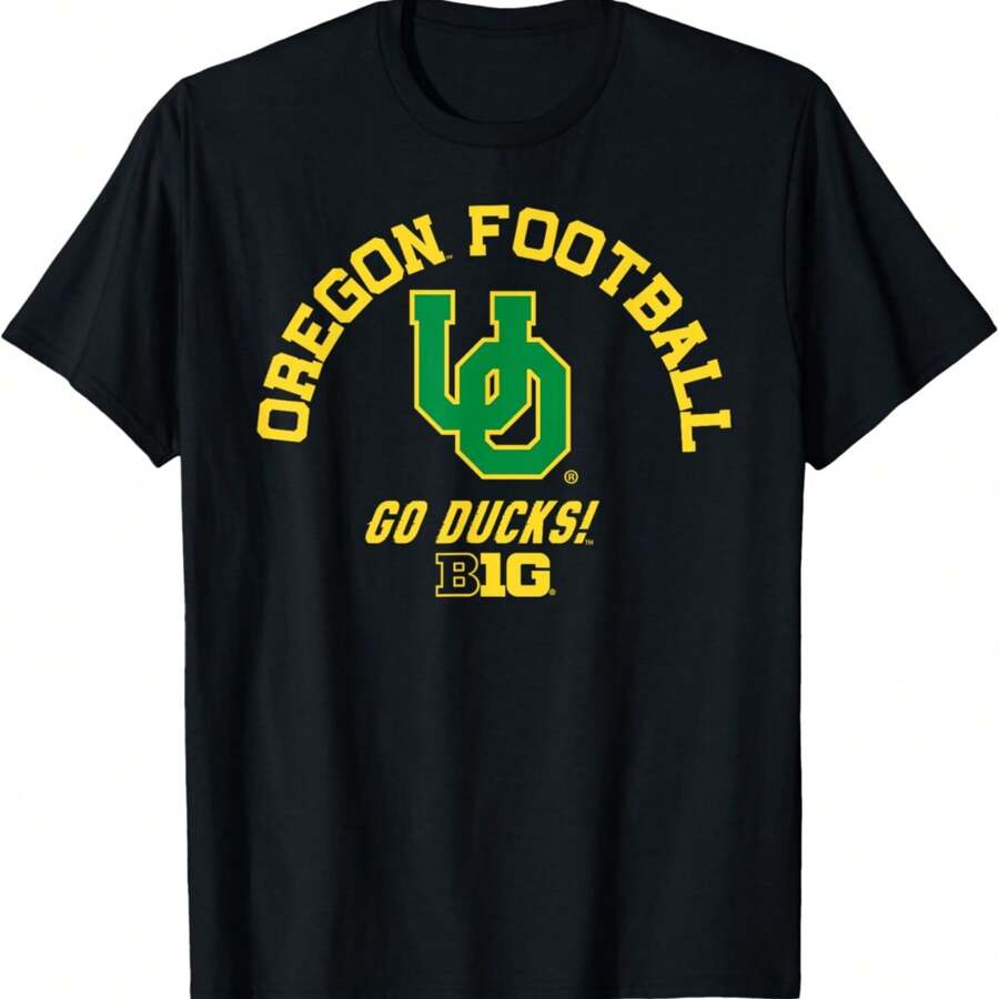 Oregon Ducks Big 10 Football Officially Licensed T-Shirt. | SHEIN USA