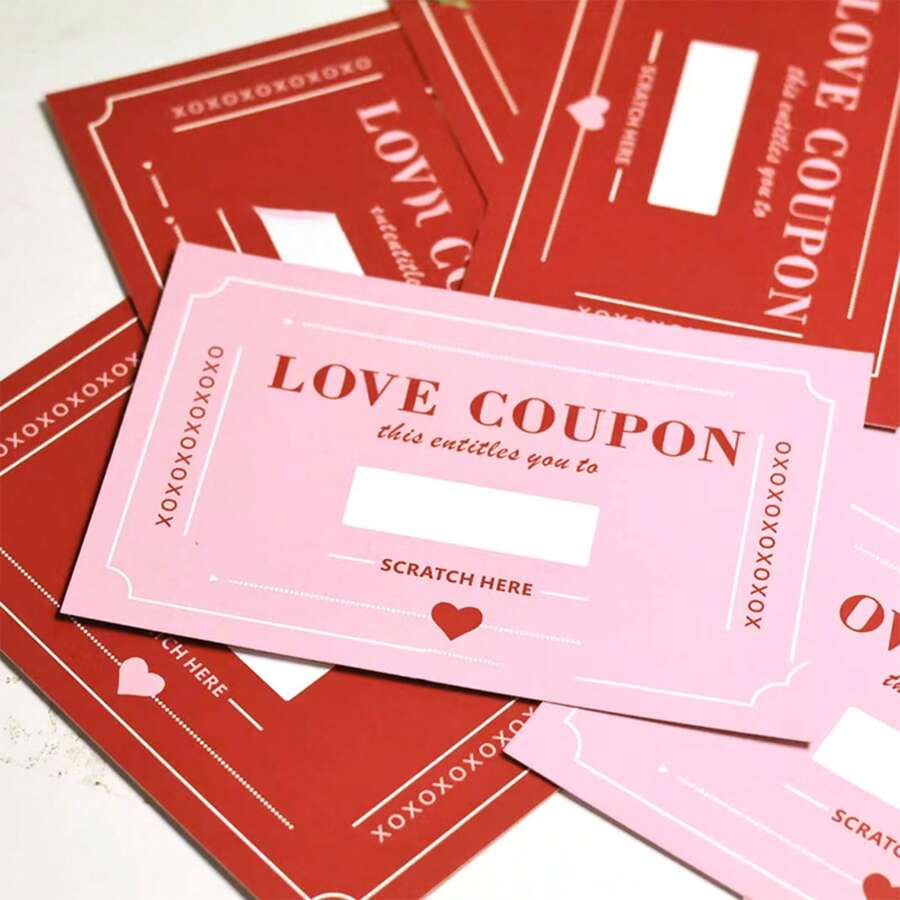 Valentines Scratch Off Love Notes Cards Love Note Scratch Off Cards For ...