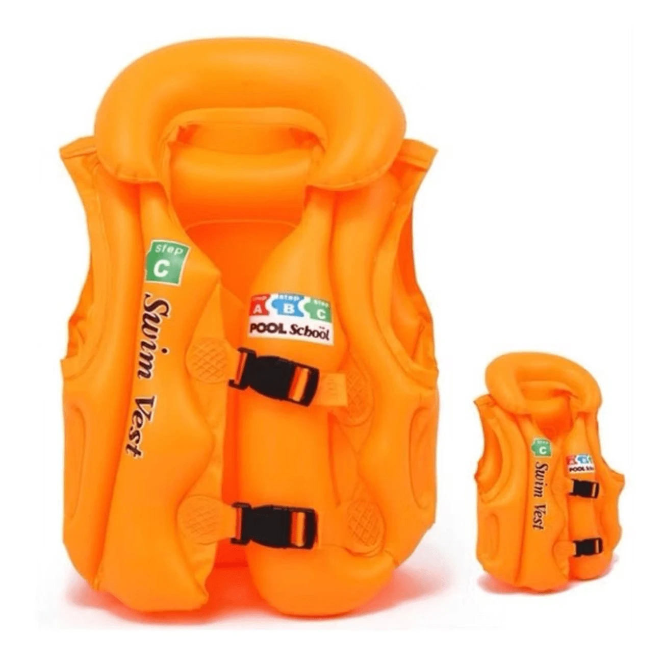 Children's Inflatable Life Jacket Float 60cm Adjustable For Pool And ...