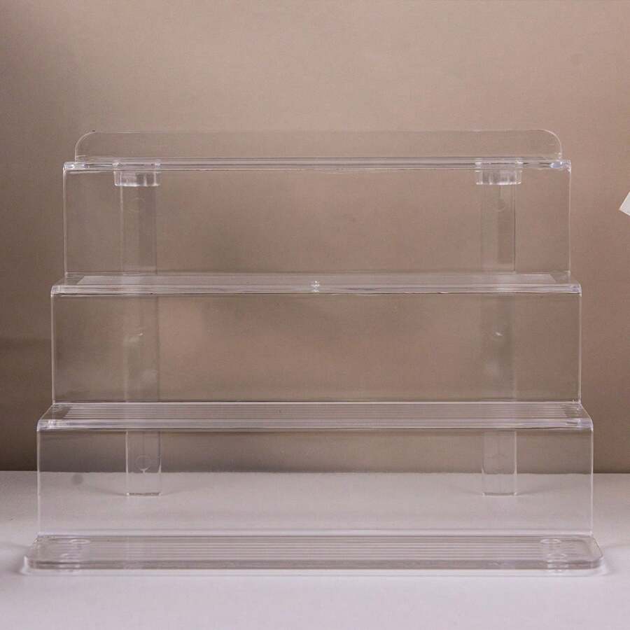 Acrylic Display Stands For Figurines, Transparent Tiered Shelf ...